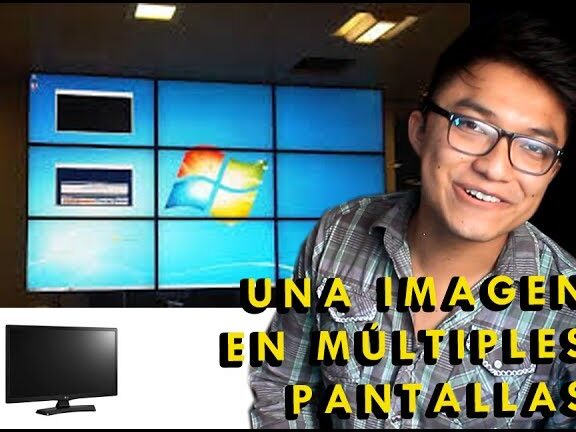 ️Cómo conectar cuatro televisores para mostrar una sola imagen【 ️ ...