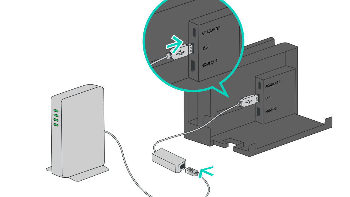 ️Cómo conectar la Nintendo Switch a internet mediante cable Ethernet【 ️ ...