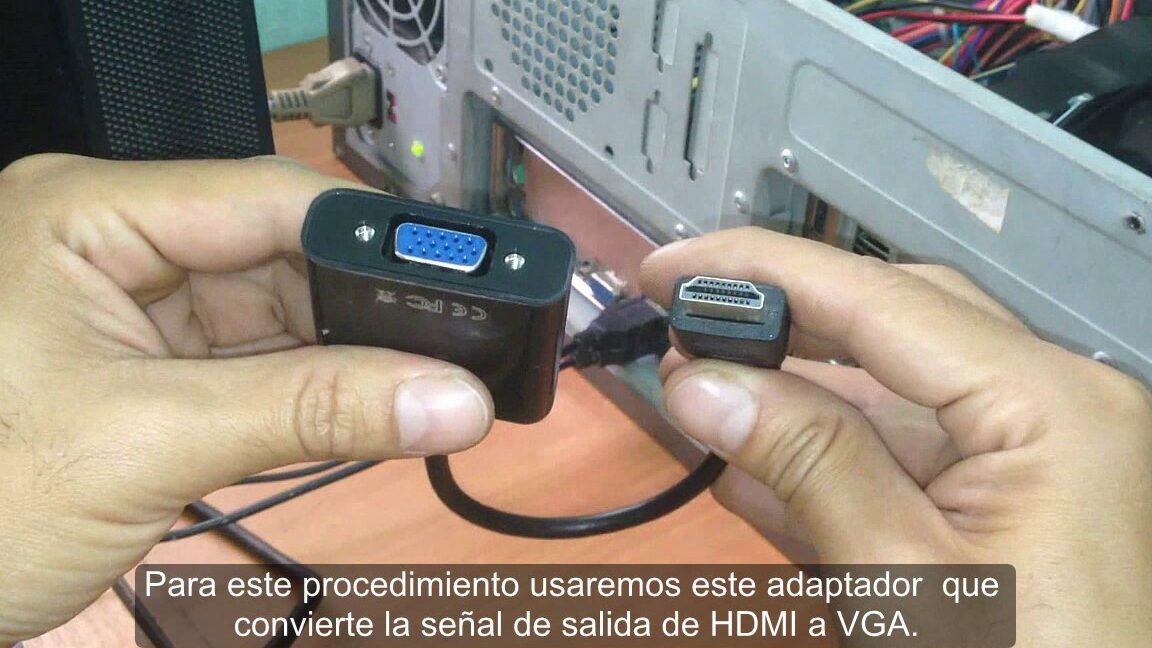 ️Cómo conectar un monitor VGA a una entrada HDMI【 ️】ProyectoFactoria