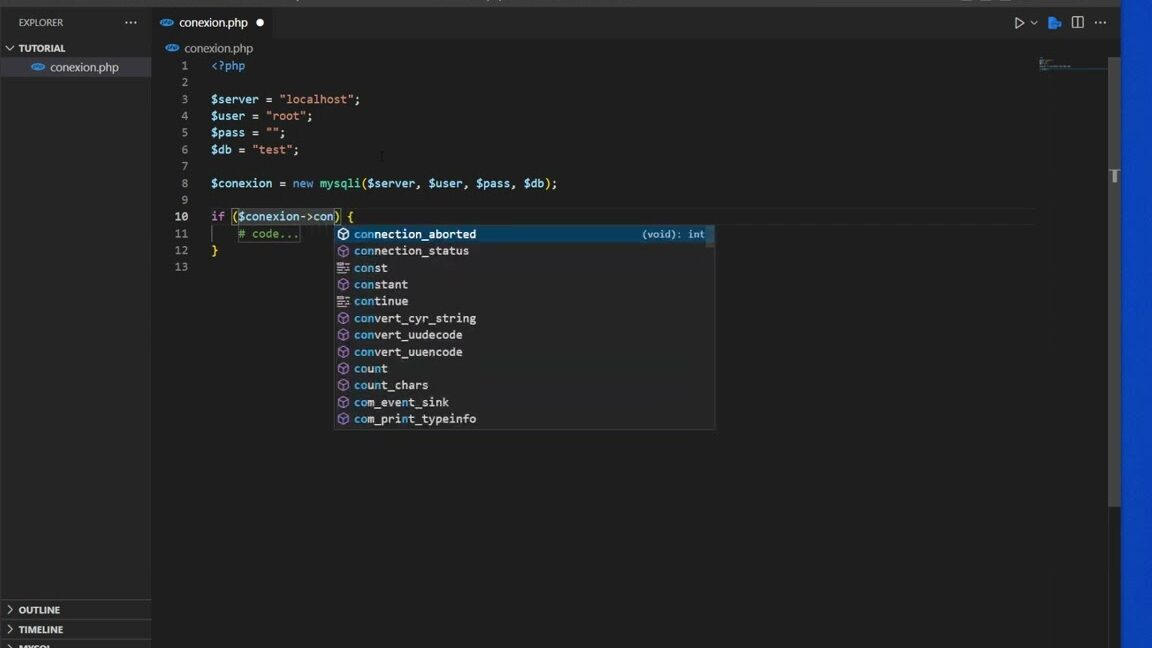 ️Cómo conectar una base de datos en PHP【 ️】ProyectoFactoria
