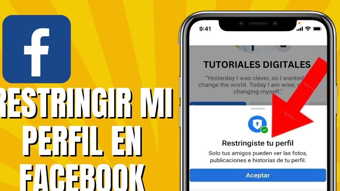 ️Cómo configurar mi Facebook en modo restringido【 ️】ProyectoFactoria